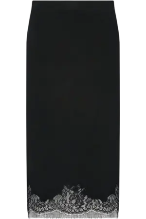 THE ROW Mea Silk Skirt