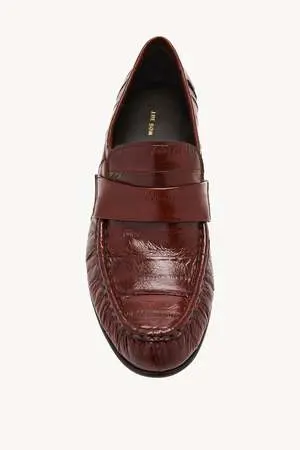 THE ROW Soft Loafer In Eel