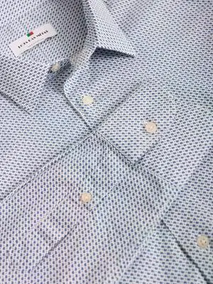 LOJA DAS MEIAS Patterned Long-sleeves Shirt - White