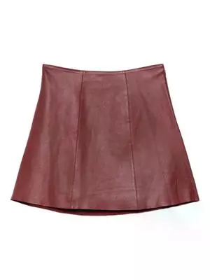BY MALENE BIRGER Namia Panelled Mini Skirt - Red