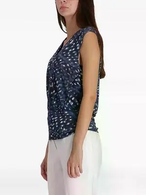 BOSS Printed V-neck Top