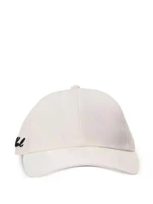 Karl Lagerfeld K/signature Baseball Cap - White
