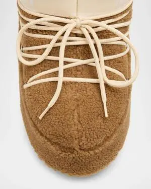 Moon Boot Icon Low Fleece Snow Boots - Camel