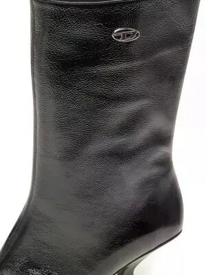 DIESEL® D-amber Square-toe Sculptural-heel Boots
