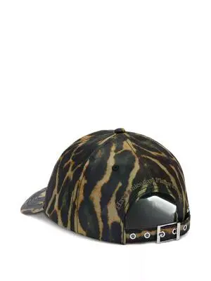 GANNI Leopard Print Baseball Cap