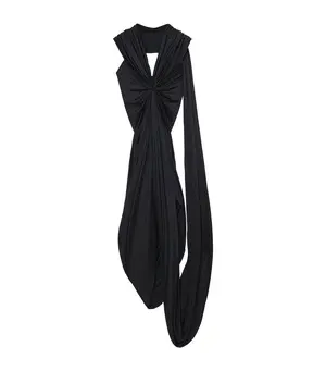 Loewe Draped Asymmetric Maxi Dress