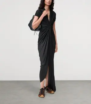Loewe Draped Asymmetric Maxi Dress