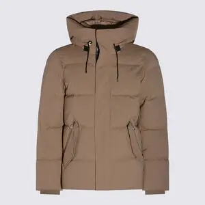 Mackage Brown Down Jacket - Light Camel