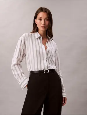 Calvin Klein Pointed Collar Shirts For Women