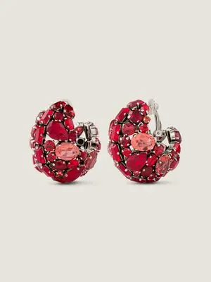 Givenchy Bold Crystals Clip On Earrings