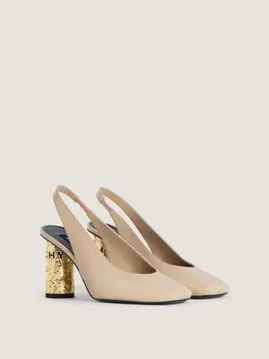 Givenchy Tape Slingbacks - Beige