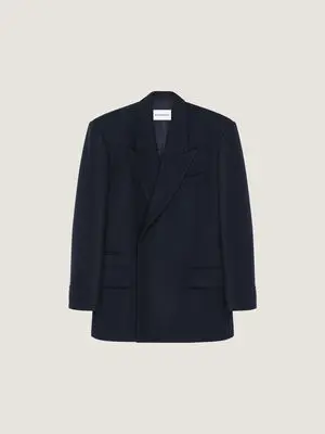 Givenchy Wool Jacket With Deconstructed Lapel