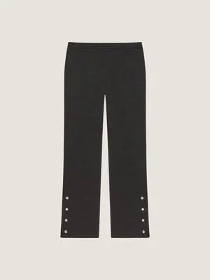 Givenchy Joggers In Wool With Paris Gros Grain