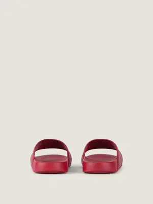 Givenchy Label Slide Mules - Vermillon