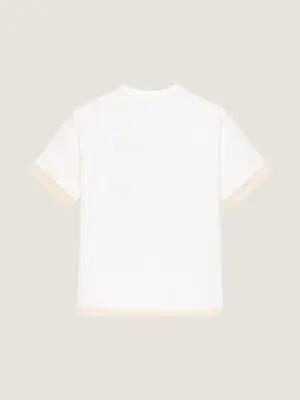Givenchy T-shirt In Cotton And Organza With Surrealism Print