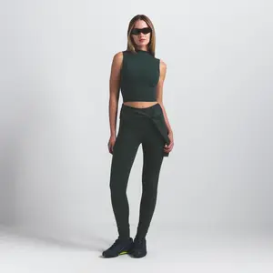 Nike Skims Vintage Seamless Mock-neck Long-line Bra