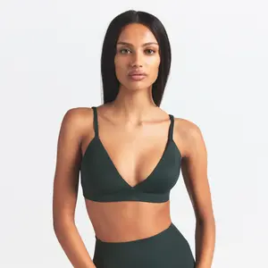 Nike Skims Shine Triangle Bra - Green