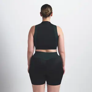 Nike Skims Shine Front-zip Bra