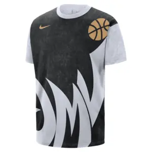 Nike White Black Graphic Tee