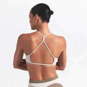 Nike Skims Shine Micro-scoop Bra - Brown
