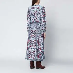Farm Rio Floral Print Midi Dress