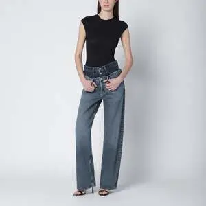 AGOLDE Elson Jeans With Double Waistband - Blue