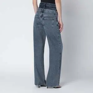 AGOLDE Elson Jeans With Double Waistband - Blue