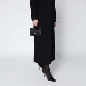 Dolce & Gabbana Mini Dauphine Leather Bag With Logo Tag