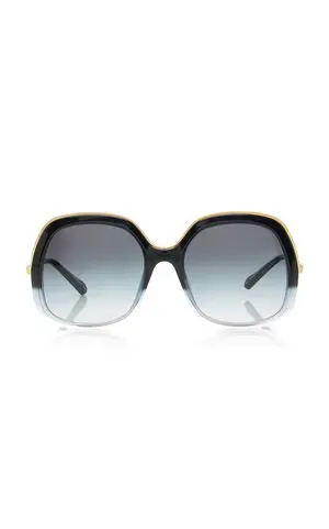 Chloé Leia Square-Frame Sunglasses Blue