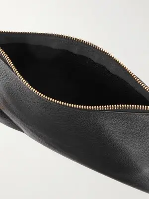Chloé Textured-leather Pouch - Black