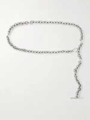 Alexander McQueen Chain Belt - Silver