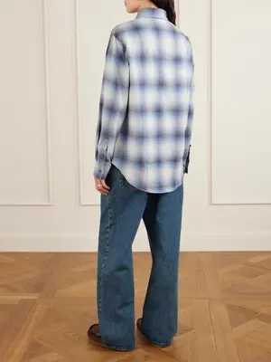 Matteau Checked Cotton-flannel Shirt