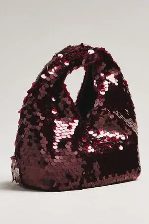 Dolce Vita Dahlia Sequin Handbag - Burgundy