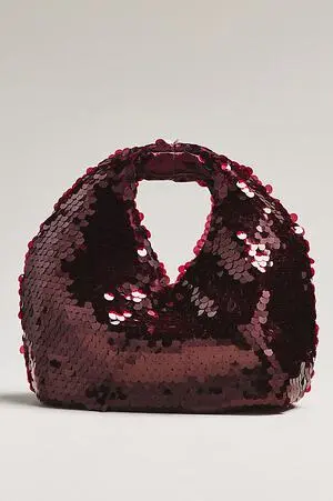 Dolce Vita Dahlia Sequin Handbag - Burgundy