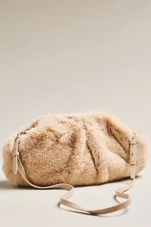 Dolce Vita Ramona Faux Fur Clutch - Blush