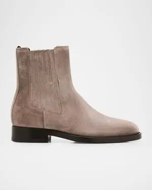 Brunello Cucinelli Suede Chelsea Boots - C4271 Ston