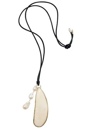 Chan Luu Haena Charm Necklace - White Mop