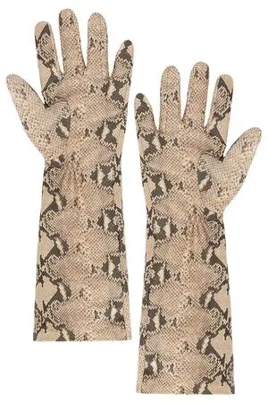 HANDSOME STOCKHOLM Essential Long Gloves - Serpent Terra