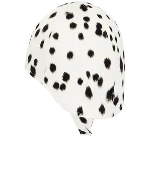ROWEN ROSE Printed Sable Hat - Dalmatian