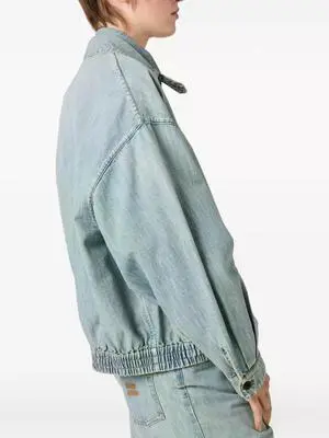 Miu Miu Chambray Denim Jacket - Blue