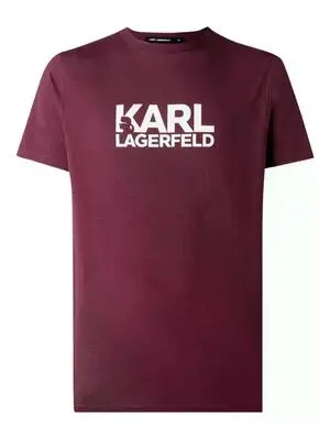Karl Lagerfeld Logo T-shirt - Red
