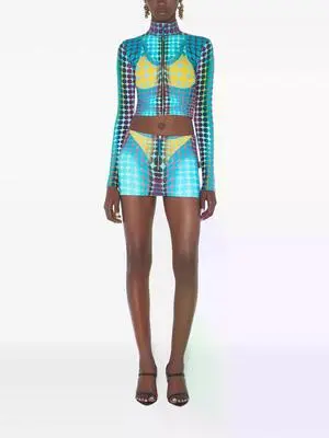 JEAN PAUL GAULTIER Dots-print Mini Skirt