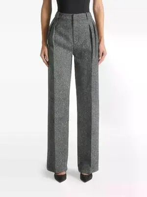 Manière De Voir Julie Pleat Tailored Trousers - Grey