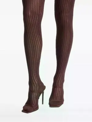 Manière De Voir Contour-footsie Knit Leggings