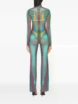 JEAN PAUL GAULTIER Dots-print High-neck Top
