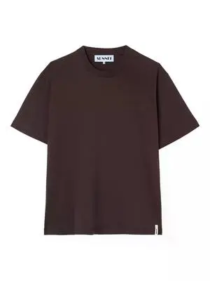 Sunnei Cotton T-shirt - Brown