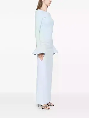 Solace London Anica Bell-sleeve Maxi Dress