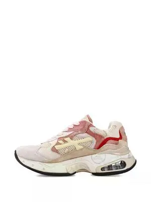 Premiata Sharkyd 423 Panelled Sneakers - Neutrals