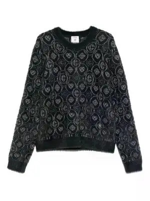 Casablanca Monogram Crew-neck Sweater