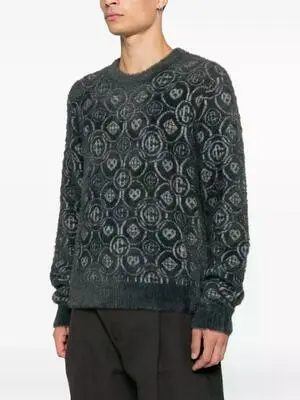 Casablanca Monogram Crew-neck Sweater